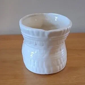 Vintage | Other | Vintage Painted Ceramic Baby Boot Planter With ...